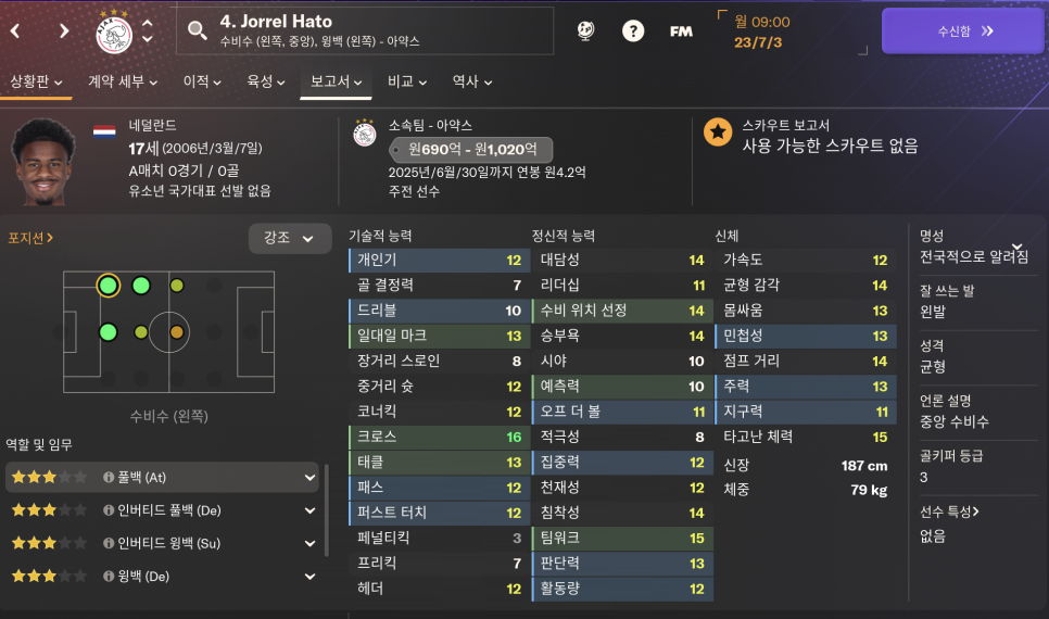 fm2024 유망주 수비수 TOP 7 본좌 가성비 센터백 : 네이버 블로그